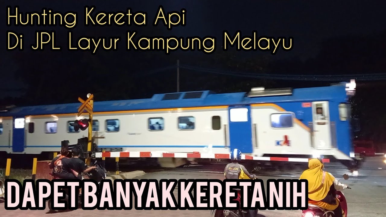 Suasana Perlintasan Kereta Api JPL Layur Semarang - YouTube