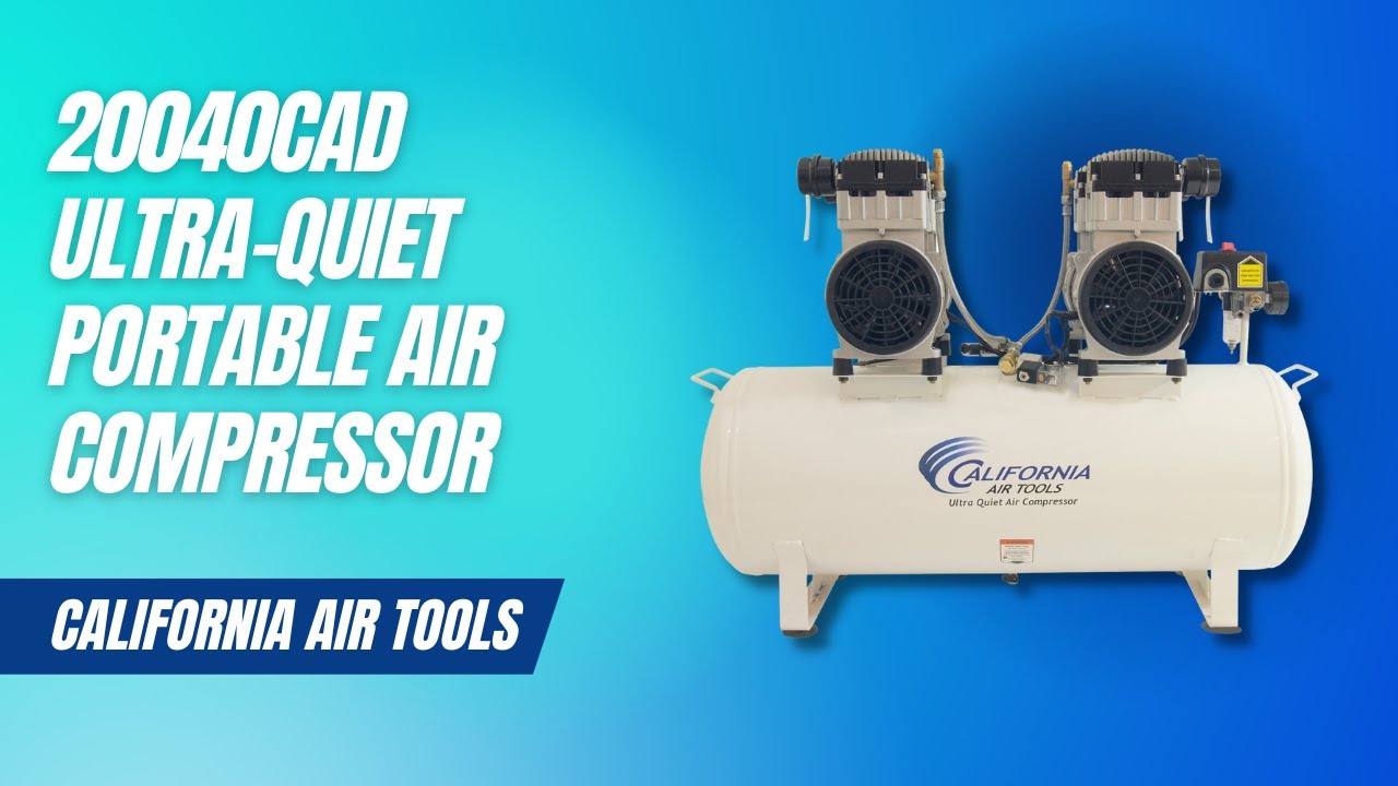 California Air Tools Ultra-Quiet Air Compressor 4 HP 20-Gallon 220 ...