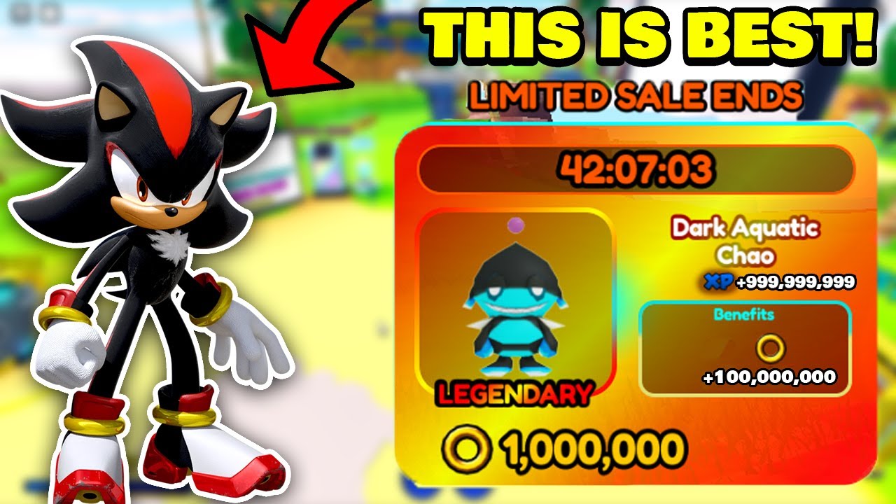 THIS is the BEST New Chao in SONIC SPEED SIMULATOR! - YouTube