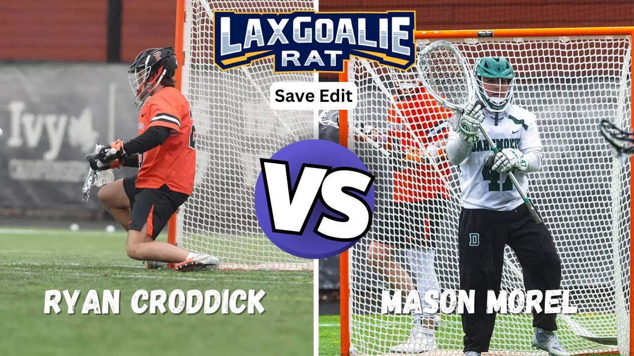 GOALS AND SAVES! Ryan Croddick (Princeton) vs. Mason Morel (Dartmouth ...