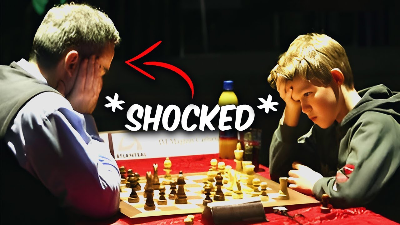When Young Magnus Carlsen Suprises Garry Kasparov - YouTube