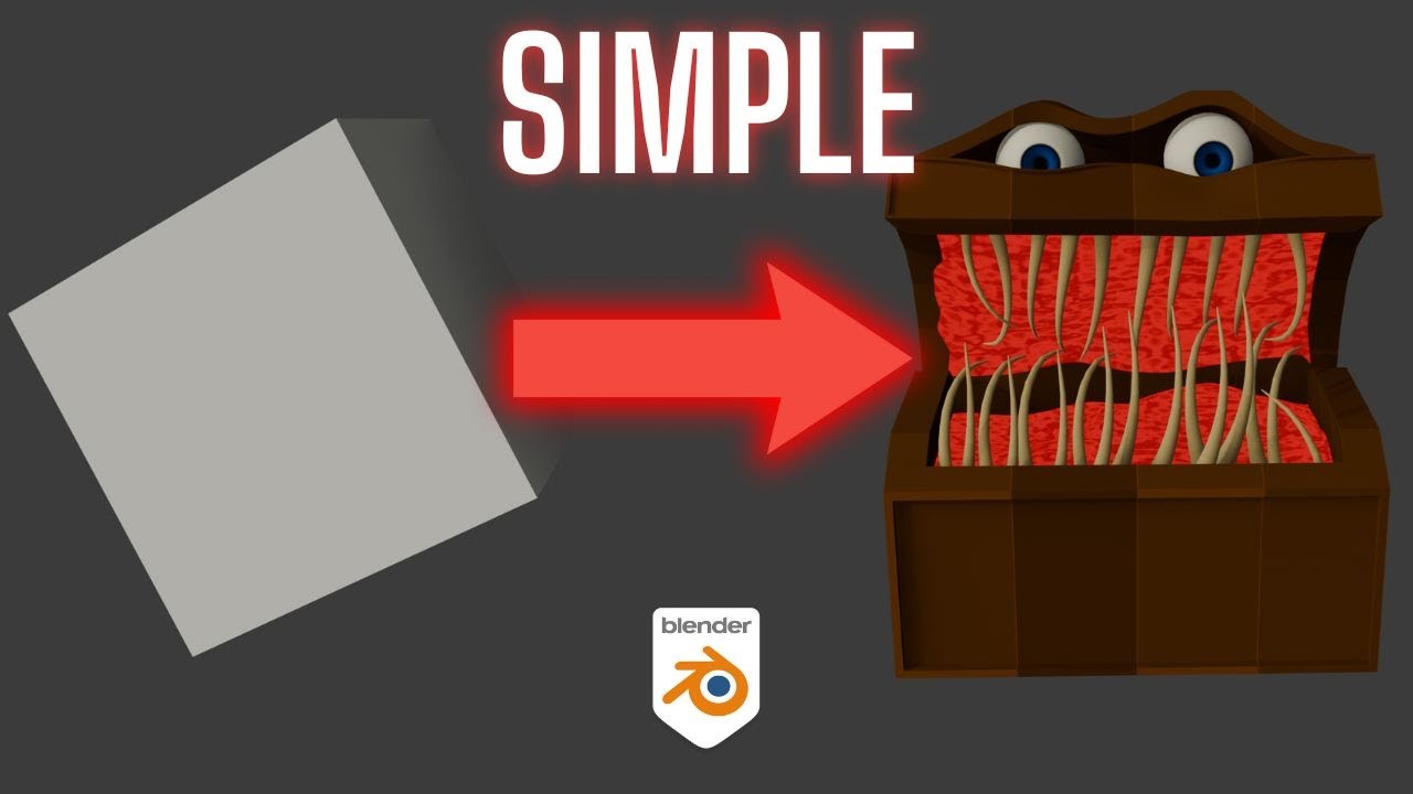 How To Make An Easy Mimic In Blender - YouTube