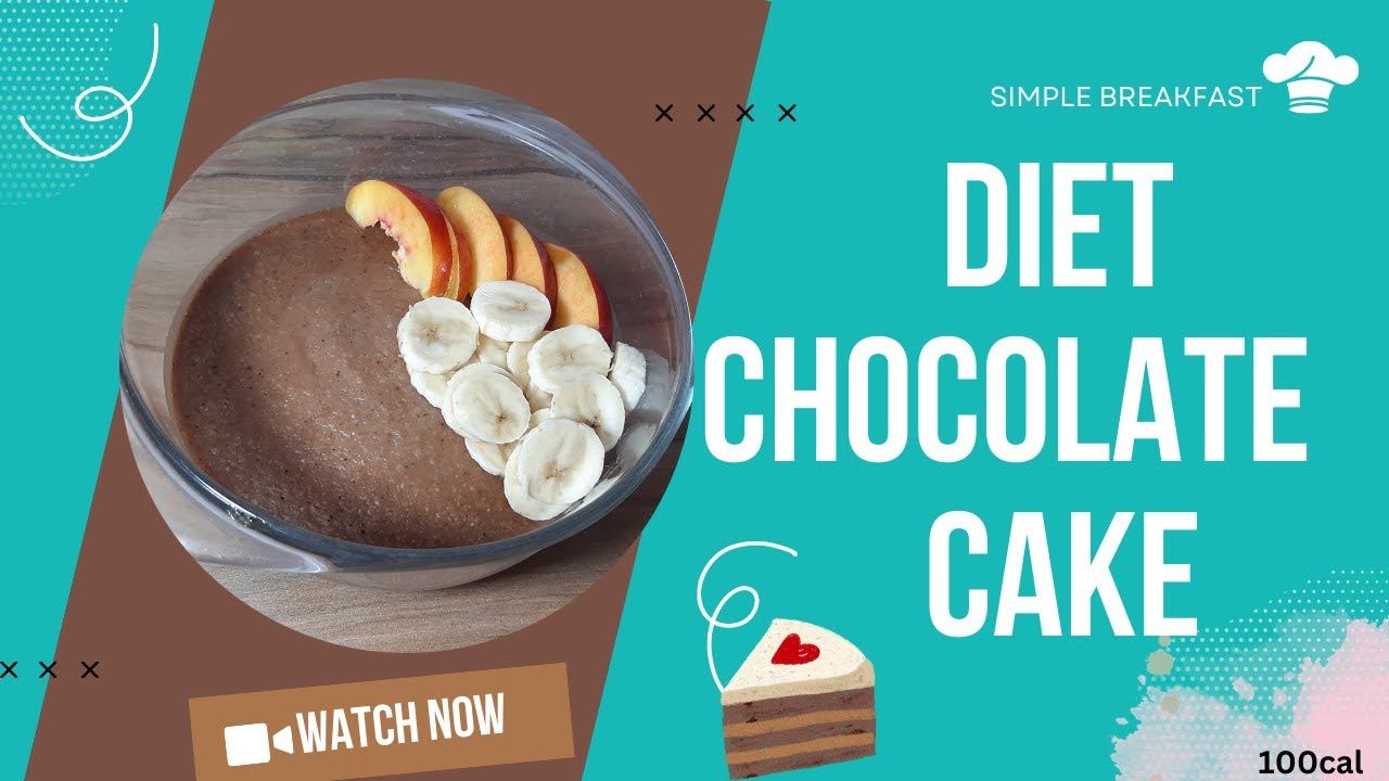 Homemade diet chocolate cake - YouTube