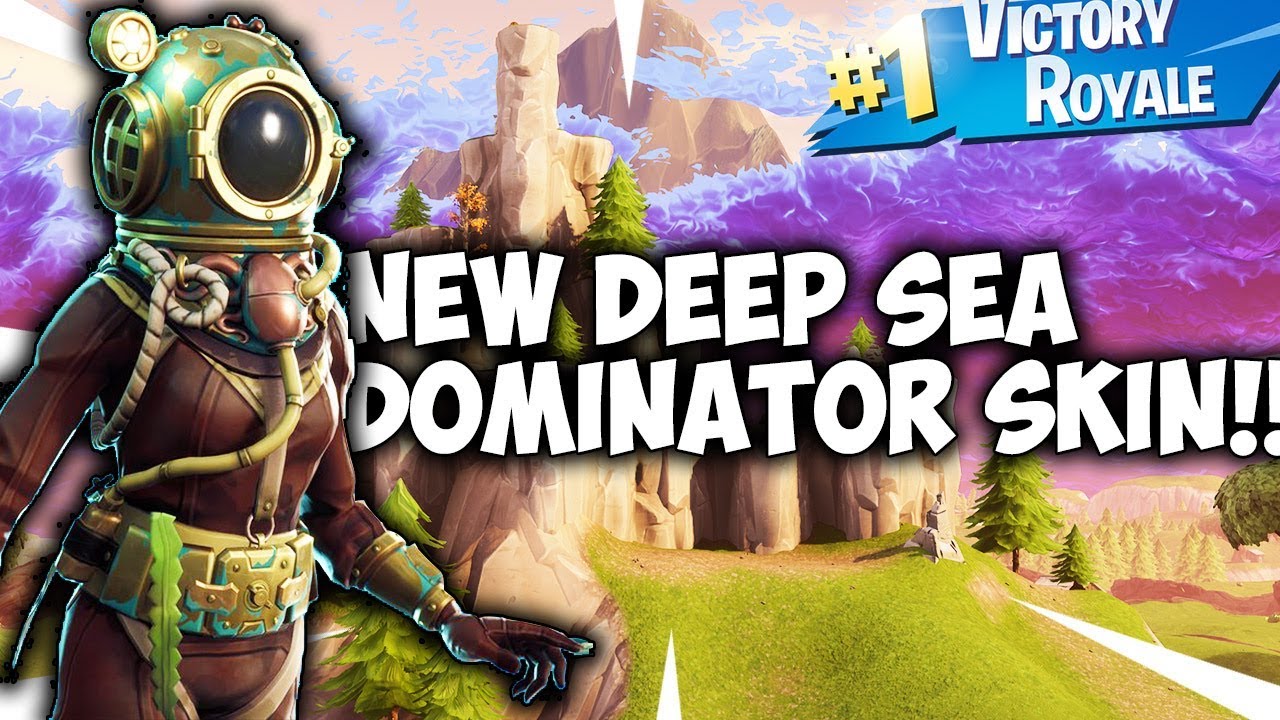 New Deep Sea Dominator Skin Gameplay In Fortnite Battle Royale.. - YouTube