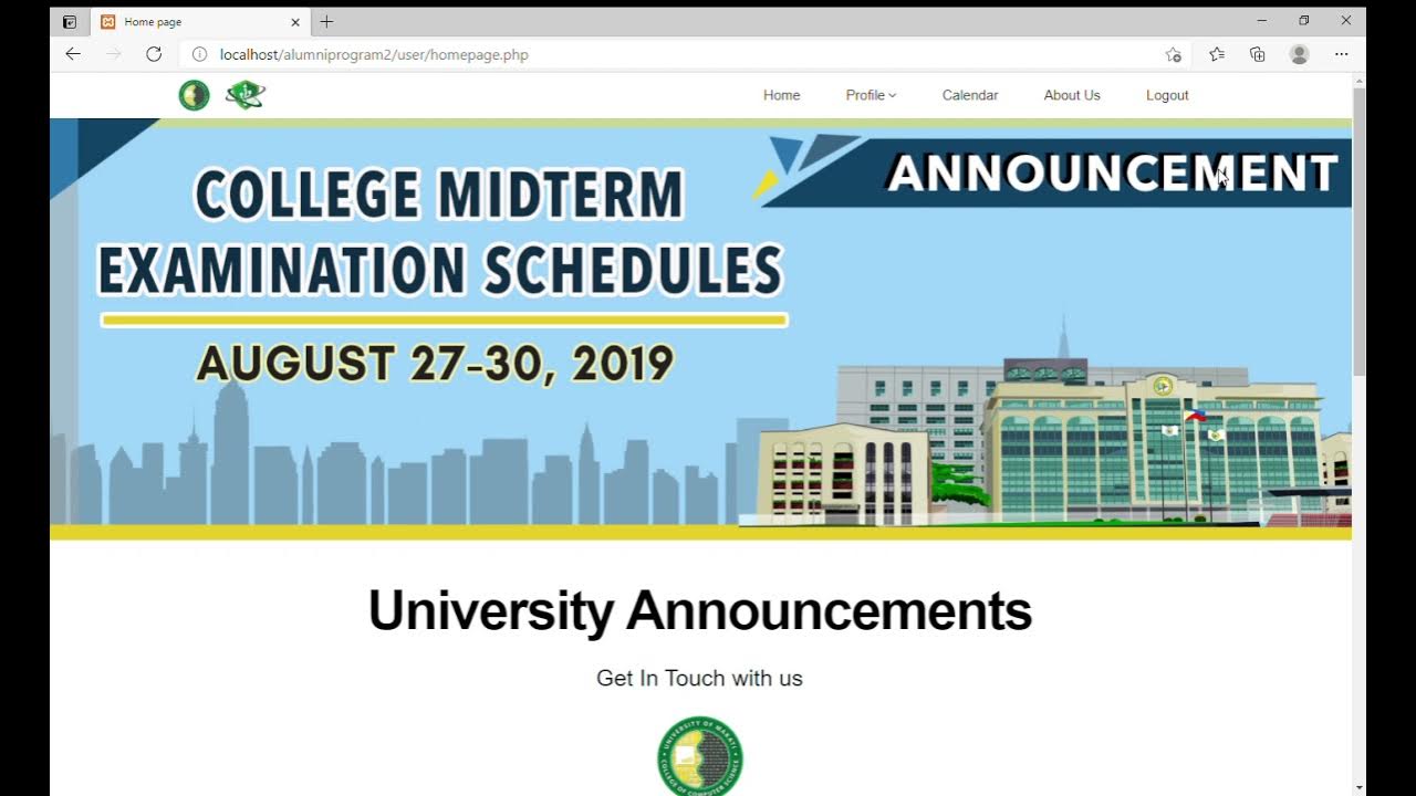 Alumni Tracking System - YouTube