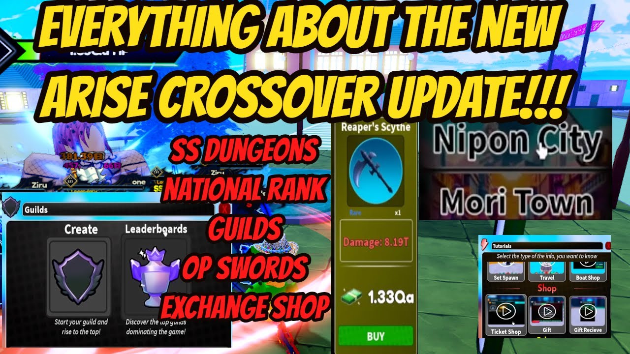 Everything about the new Arise Crossover Update! - 2 new Maps + Guilds ...