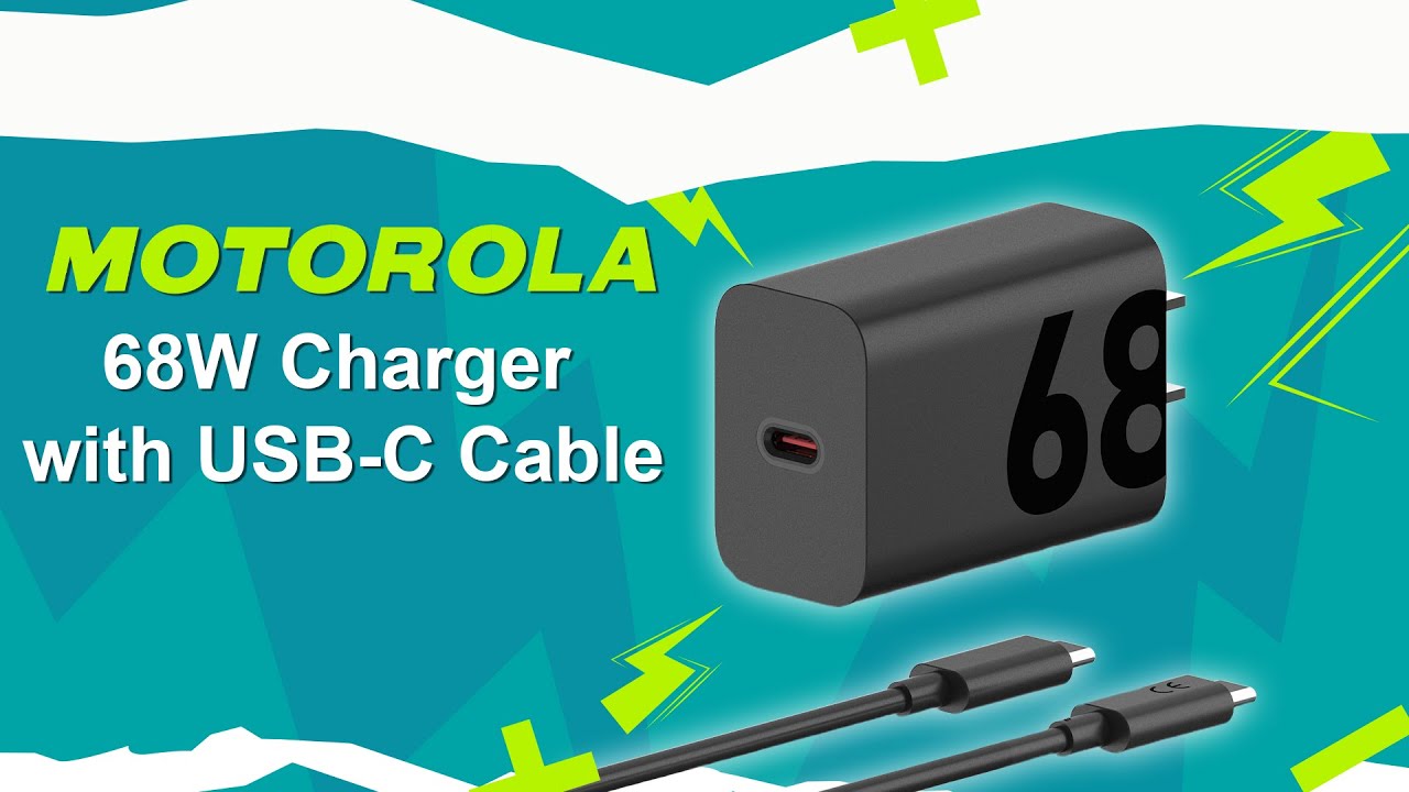 Motorola Turbo Power 68W USB-C Charger 🔥 Unboxing & FREE Giveaway - YouTube