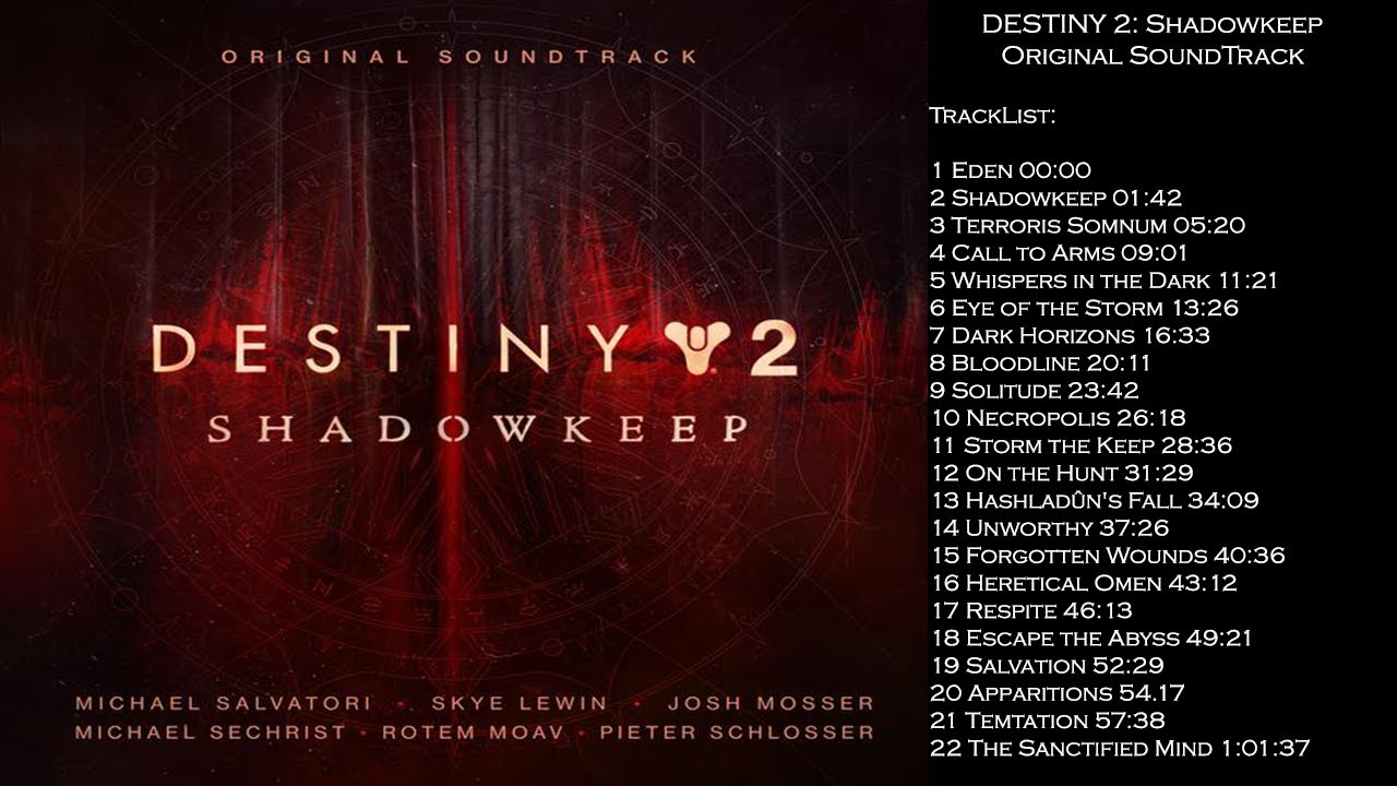 Destiny 2 Shadowkeep Original SoundTrack - YouTube