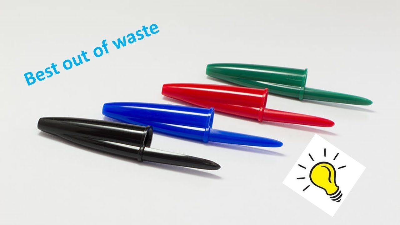 Best Out Of Waste From Waste ball pen caps crafts idea | DIY HOME DECOR ...