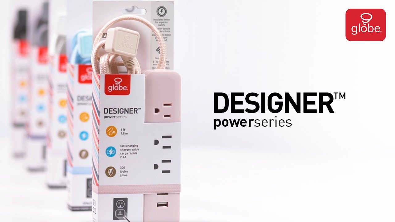 Globe Electric DESIGNER™ Power Strips - YouTube
