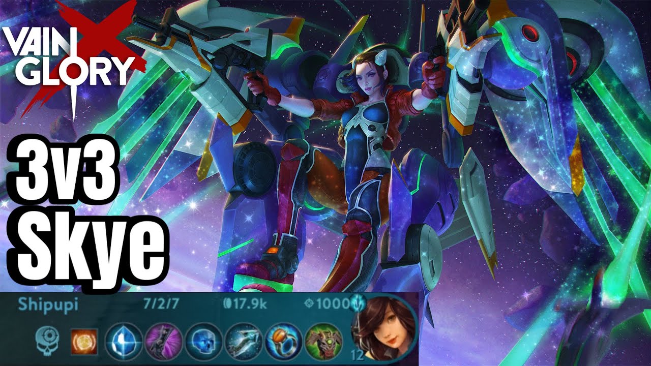 VainGlory 3v3 CP Skye #2 - The Skye is Falling - YouTube