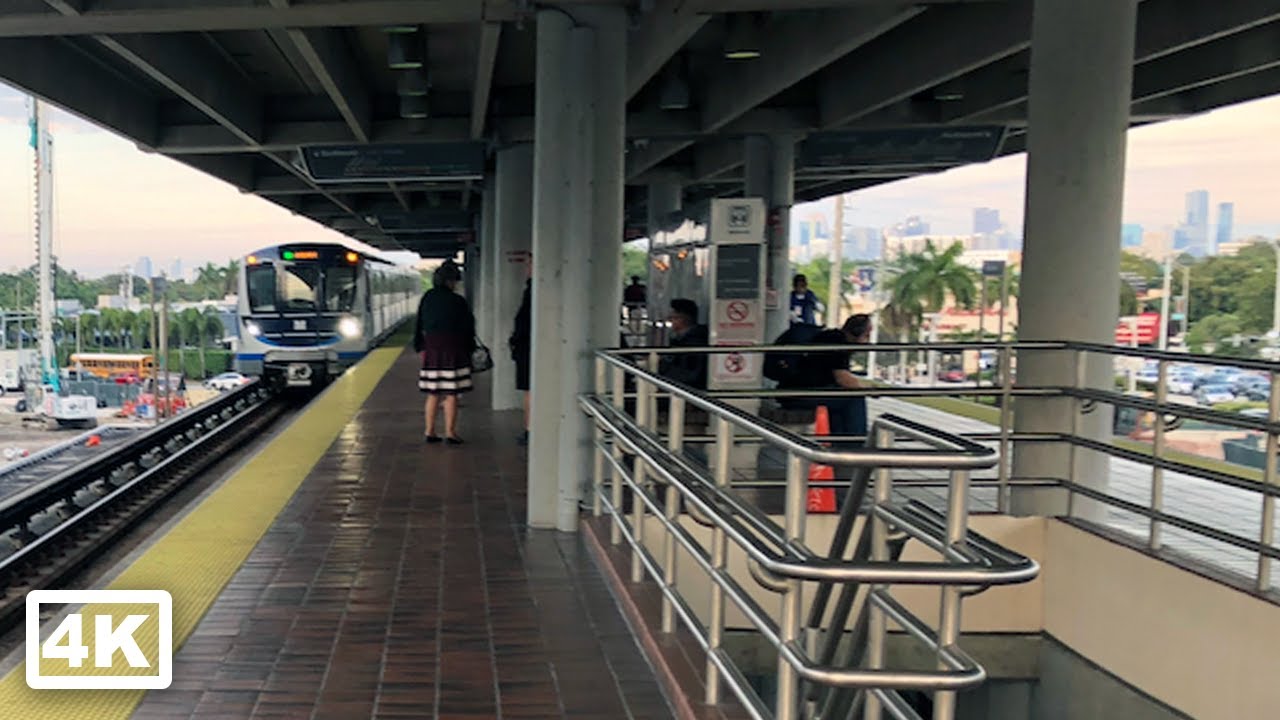 Miami Metrorail, Metrobus, Metromover, Walking Around Downtown Miami ...