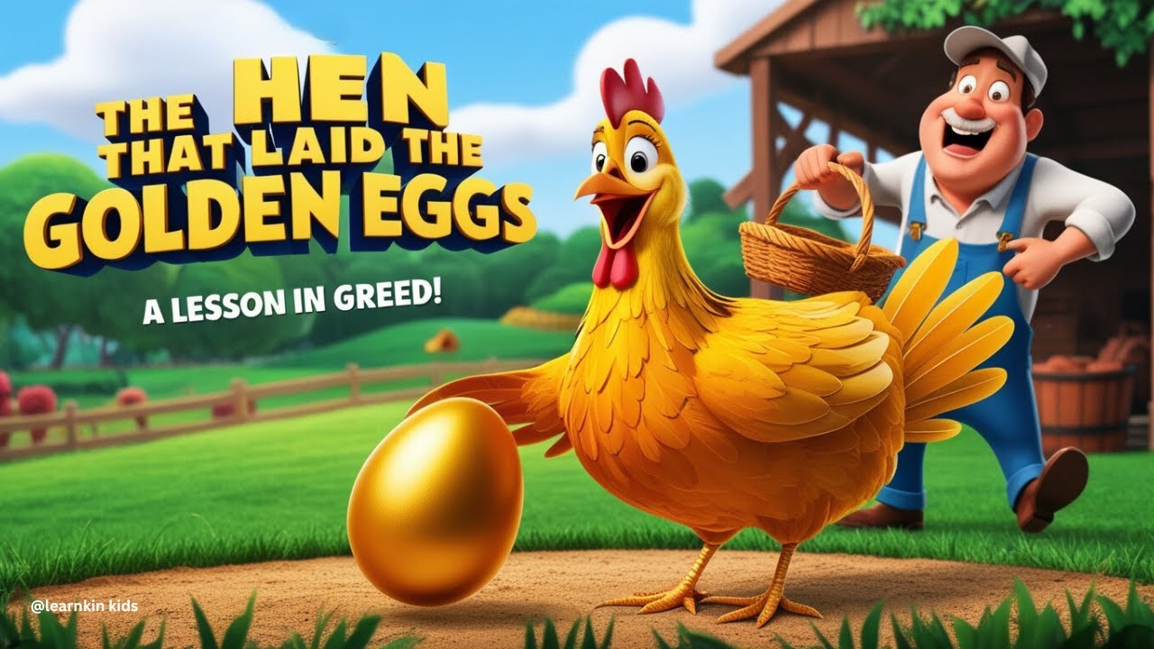 The Hen That Laid the Golden Eggs - Aesop's Fable for Kids | Moral Stories - YouTube