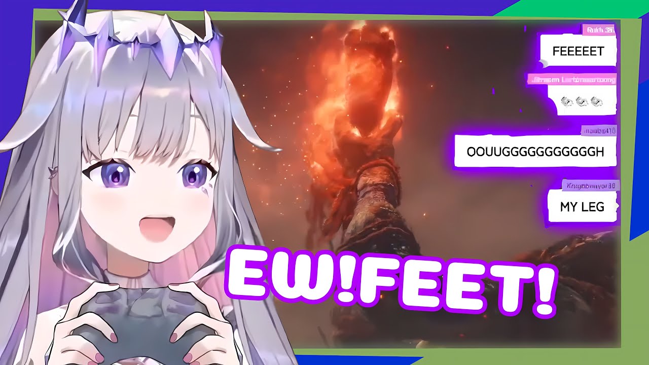 Bijou reaction to Fire Giant PHASE 2 【HOLOLIVE EN / ELDEN RING】 - YouTube