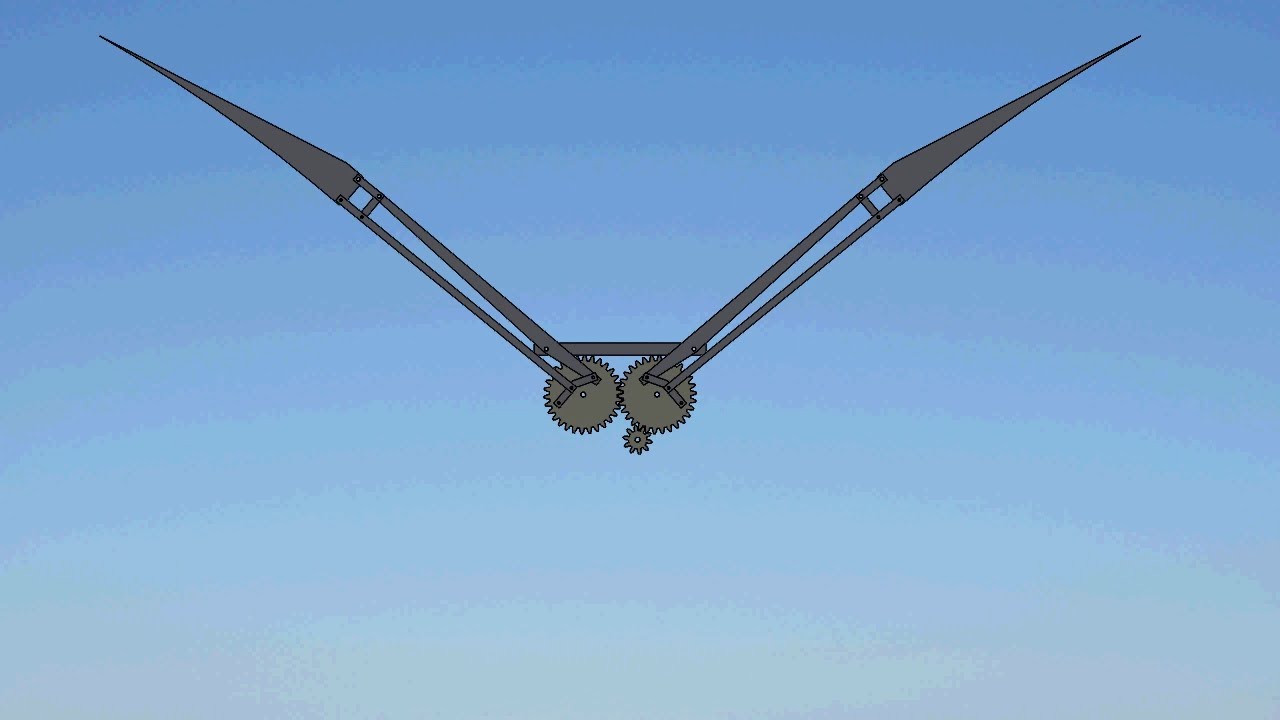 Bird Flapping Mechanism - Cơ cấu mô phỏng chuyển động cánh chim ...