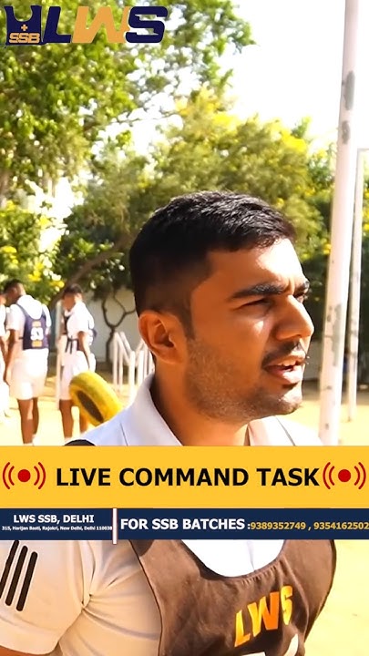 SSB Command Task LIVE💪 | Learn with Sumit | SSB Interview Preparation #ssb #shorts #viral - YouTube