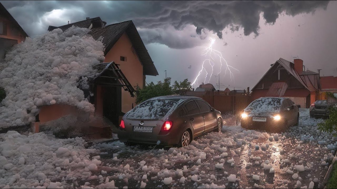 Destructive storms, heavy rain, and hail have hit Germany, causing mass ...