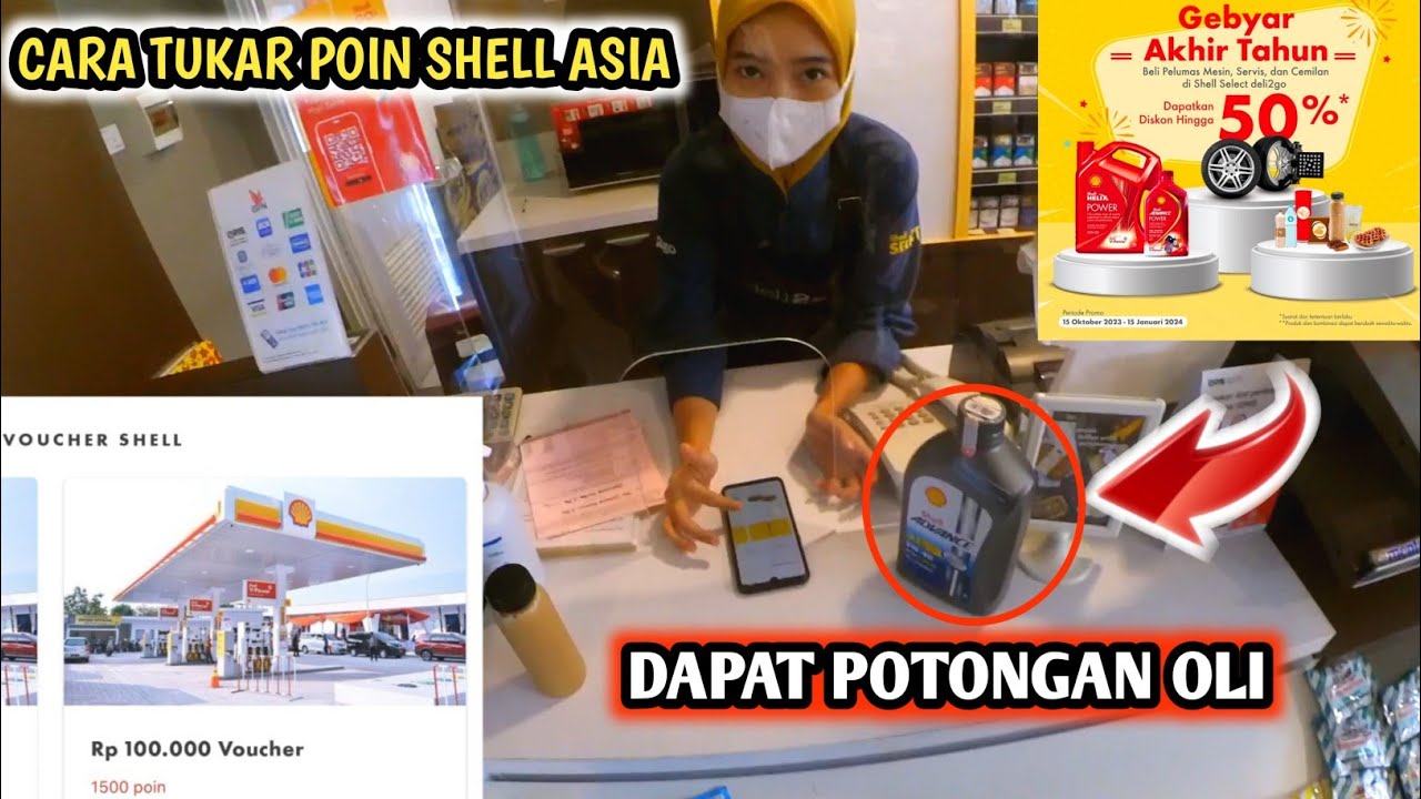Cara Tukar Poin Shell Asia Terbaru | Cara Reedem Voucher Rp 100.000 ...