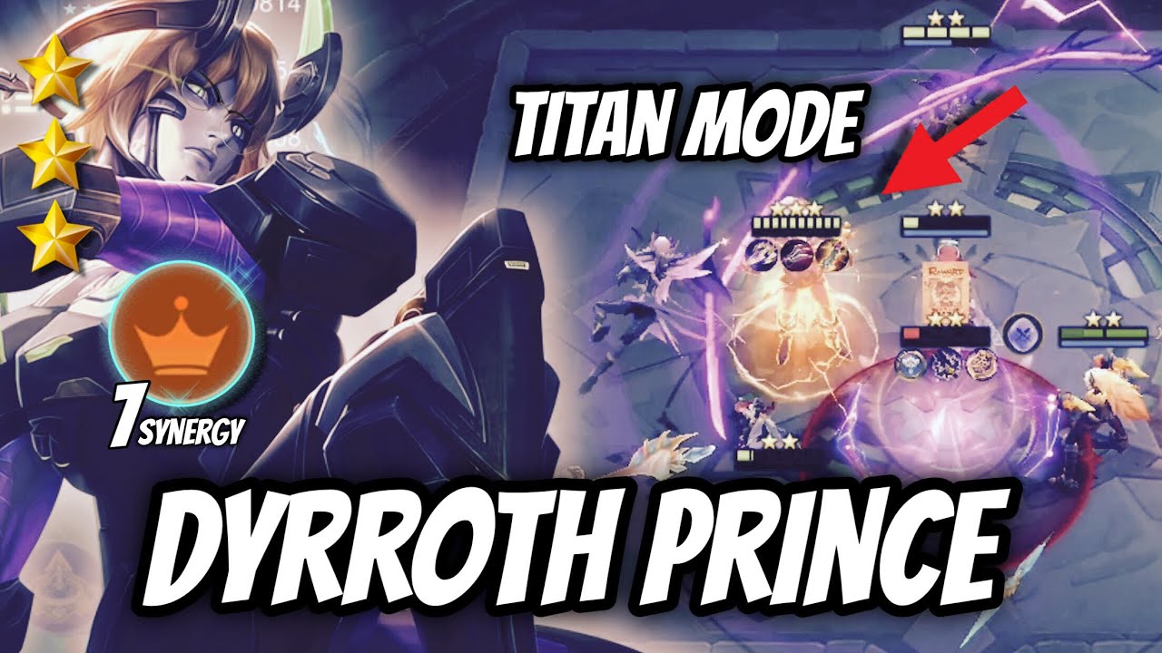 HYPER DYRROTH PRINCE TITAN MODE | NEW BUILD PRINCE | MAGIC CHESS MLBB ...