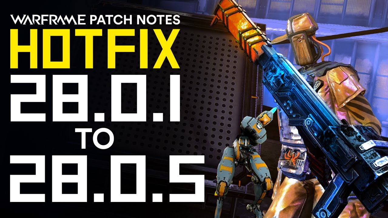 Hotfixes: Primary Kitgun Changes, Granum Void, Treasurer's & Game Fixes ...