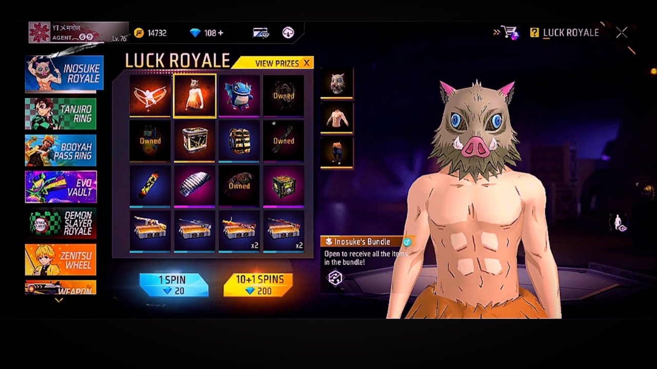 NEW DEMON SLAYER EVENT| FREE EMOTE AND BUNDLE| FREE FIRENEW EVENT| FF ...