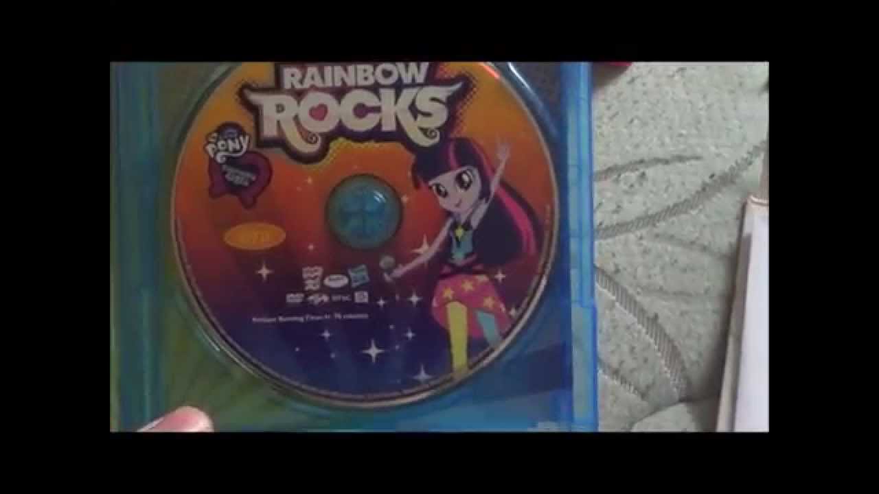 My Little Pony Equestria Girls Rainbow Rocks DVD 1st and 2nd Printing ...