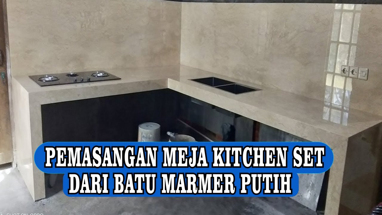 Meja Kitchen Set Dari Batu Marmer - YouTube