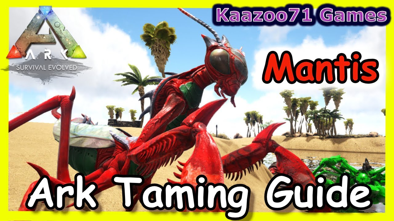 How to Tame a Mantis in Ark 💥 - and Ghost Skins - YouTube
