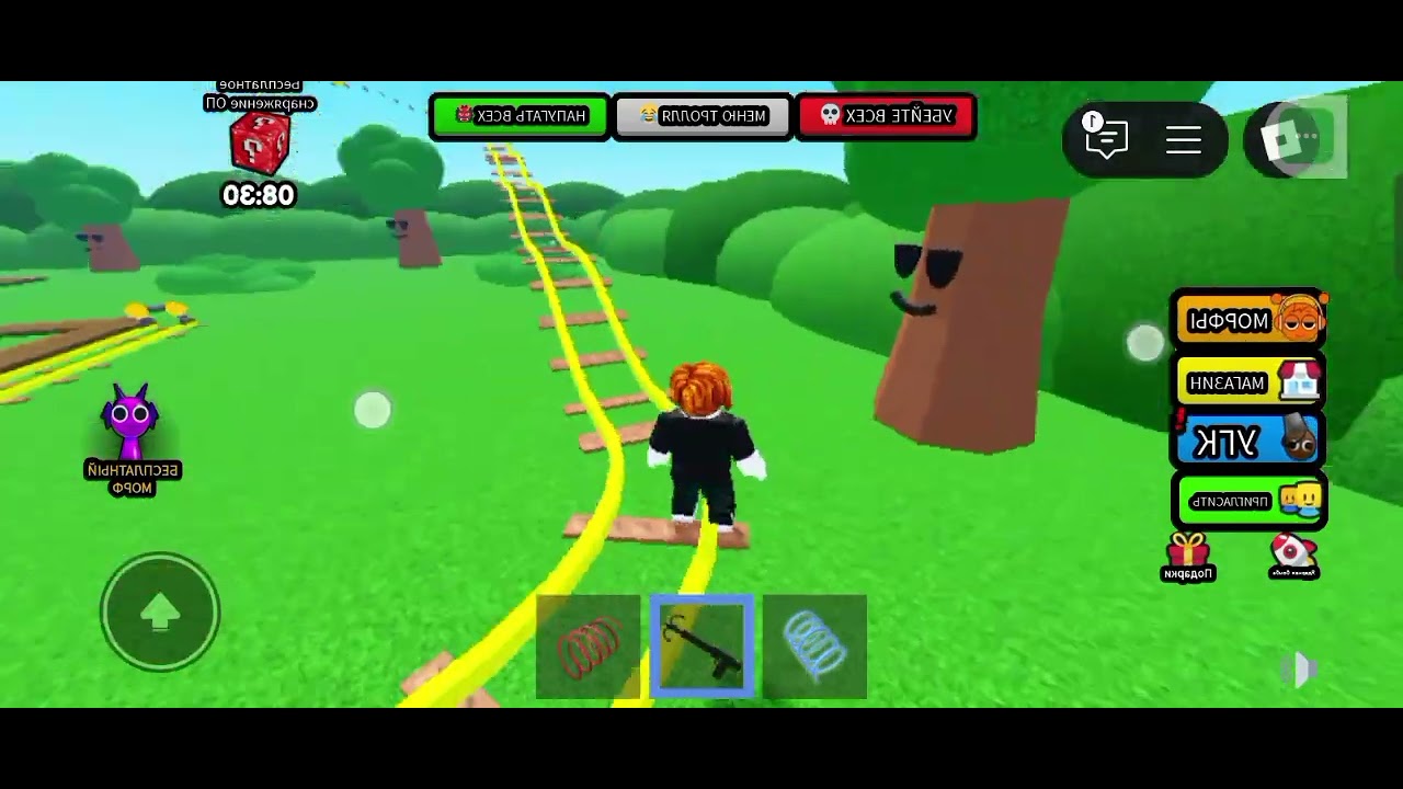 Obby roblox sprunki rides on a slide - YouTube