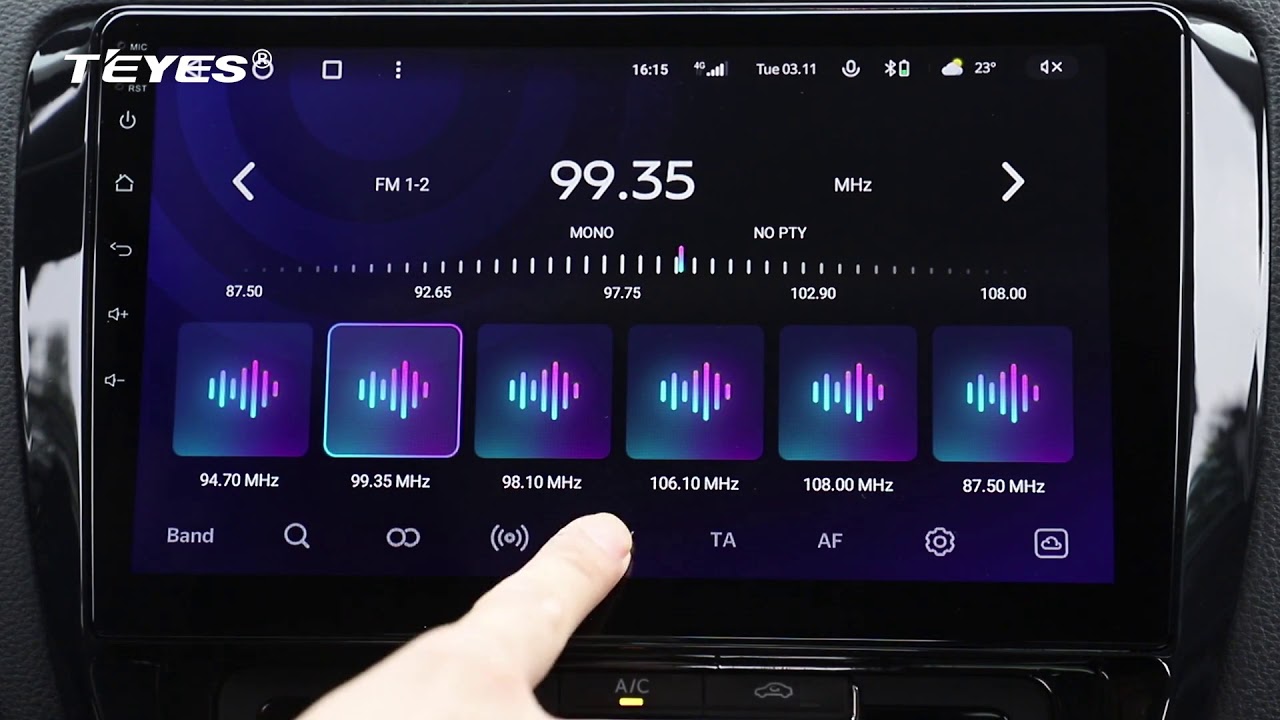 TEYES CC3 Features - Radio - YouTube