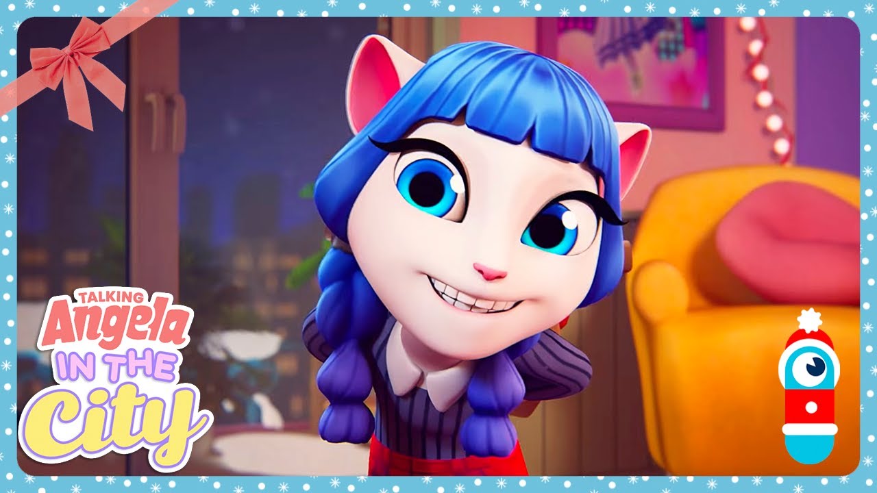 Talking Angela - Christmas Present Surprise! | WildBrain Happy - YouTube