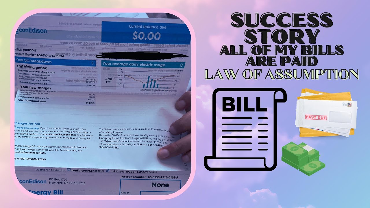 SUCCESS STORY: ALL OF MY BILLS ARE ALWAYS PAID IN FULL | LAW OF ...
