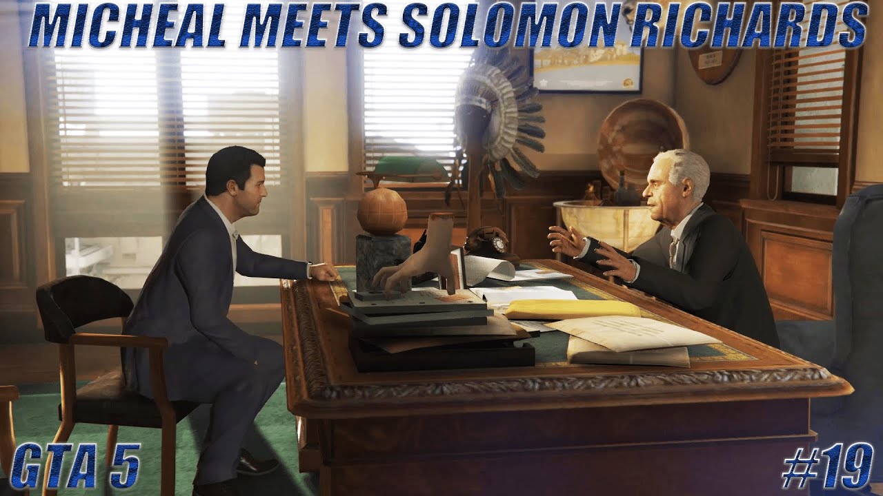 GTA 5 - Michael Meets Solomon Richards #19 - YouTube
