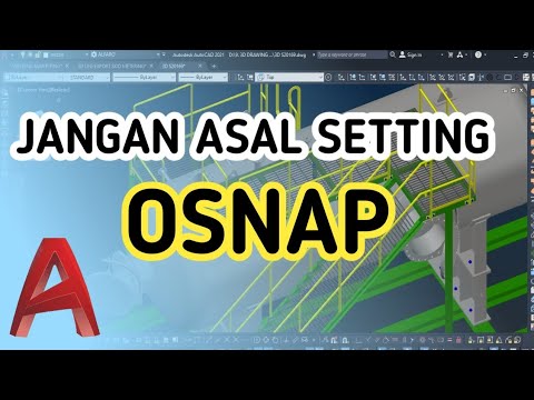 Tips & Trick Menggunakan OSNAP Autocad - YouTube