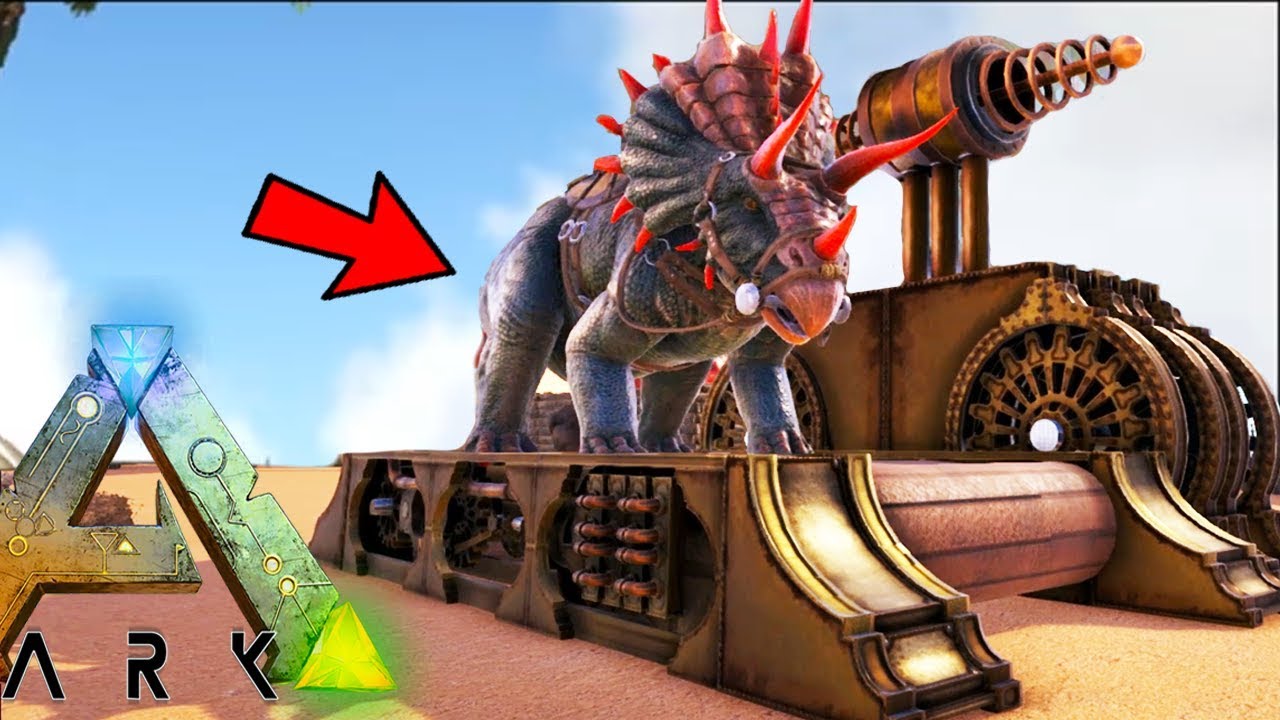 NEW DINOSAUR TREADMILL POWERS THE BASE?! (9) ARK: Survival Pooping ...