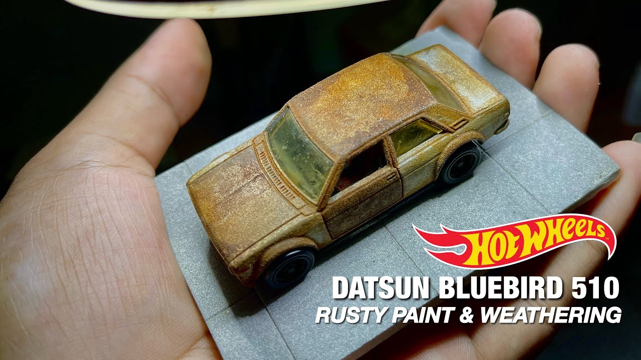 Tutorial Making Realistic Diecast Rusty Paint || Mr. Hobby Weathering ...