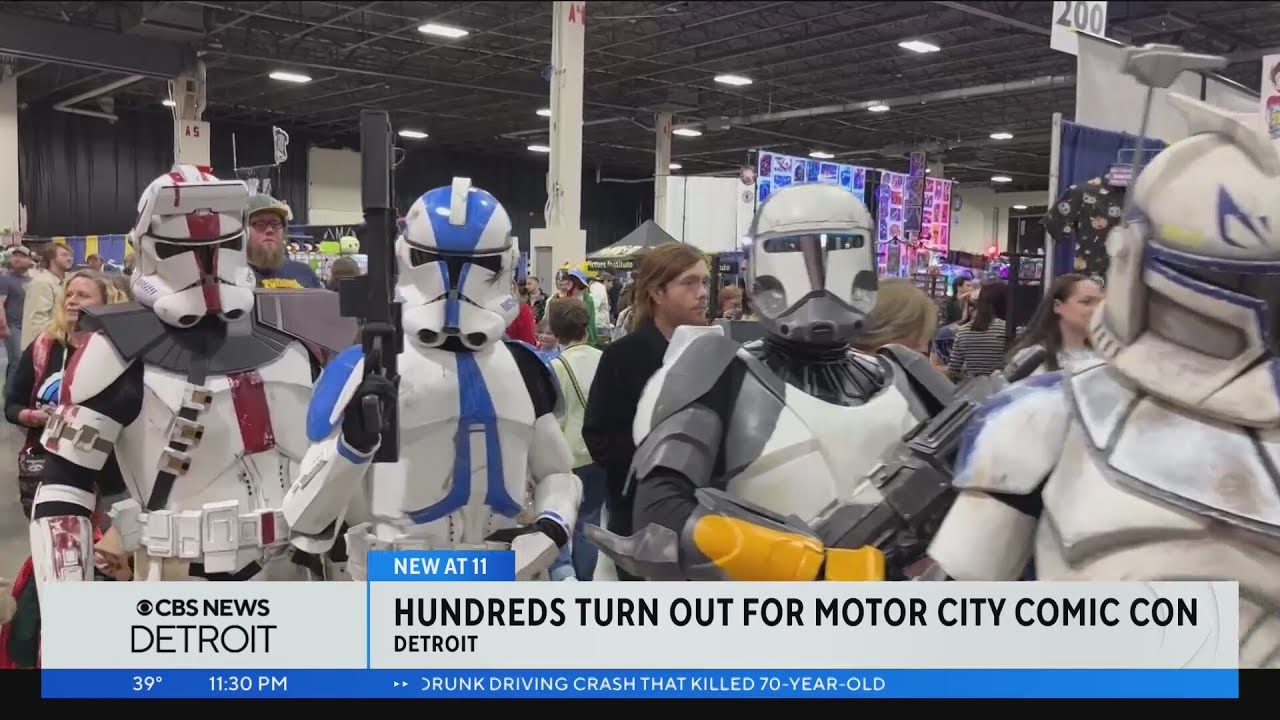 Thousands flock to Motor City Comic Con in Novi - YouTube