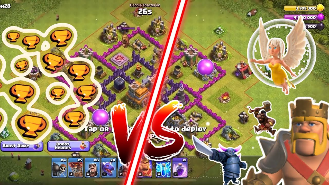 Winning 1250 trophies 🏆 (coc) - YouTube