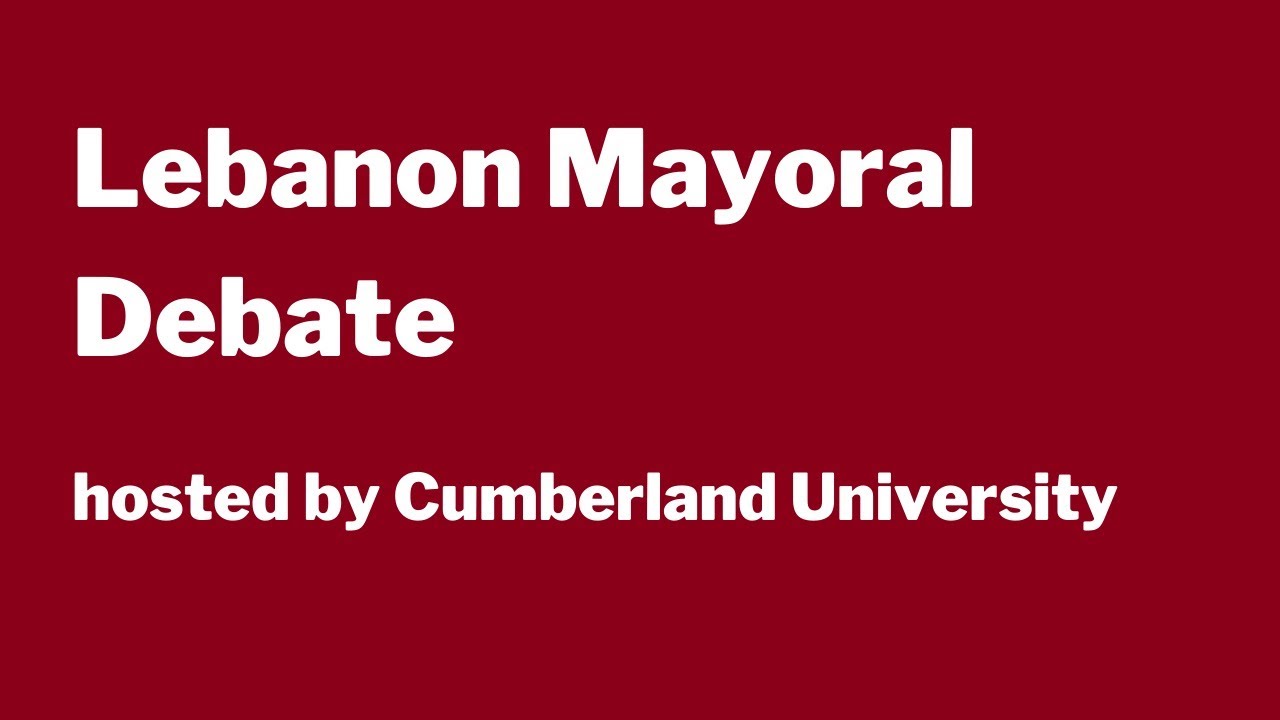 Lebanon Mayoral Debate - YouTube