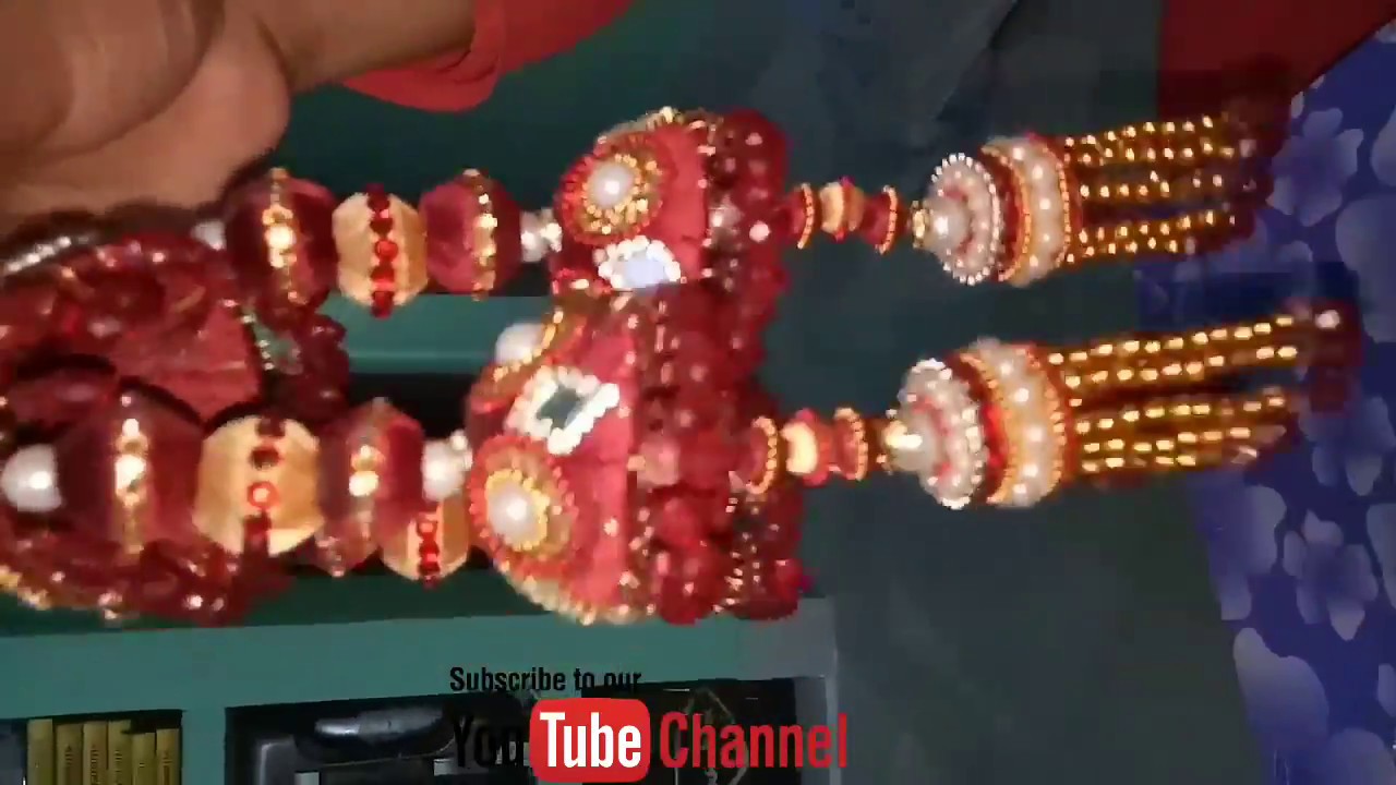 How To Make A Wedding kalira at home (Talent hub khushboo khatri) - YouTube