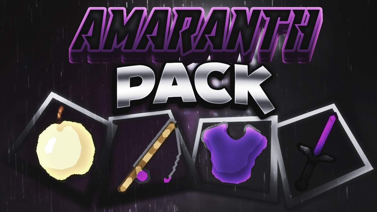 AMARANTH PURPLE EDIT [128] TEXTURE PACK [UHC/POT PvP] ⌠FAITHFUL EDIT ...