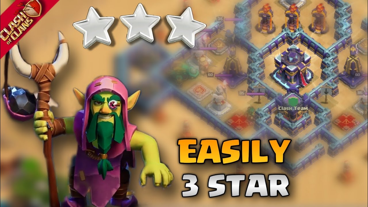 Easily 3 Star ⭐ “Goblin Warden Challenge” (clash of clans) - YouTube