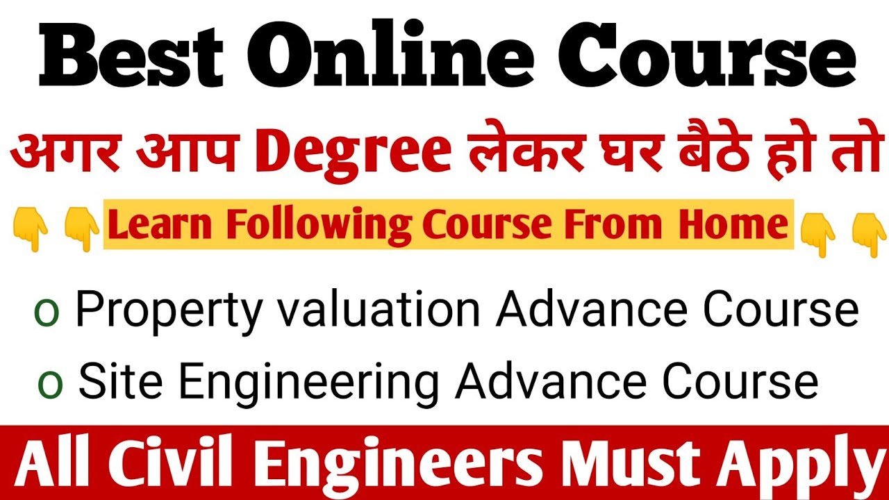 Property Valuation & Advance Civil Engineering Course for Civil ...
