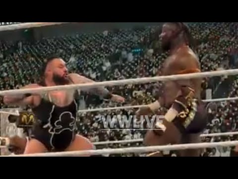 Bronson Reed attack Oba Femi - WWE RAW & SMACKDOWN 