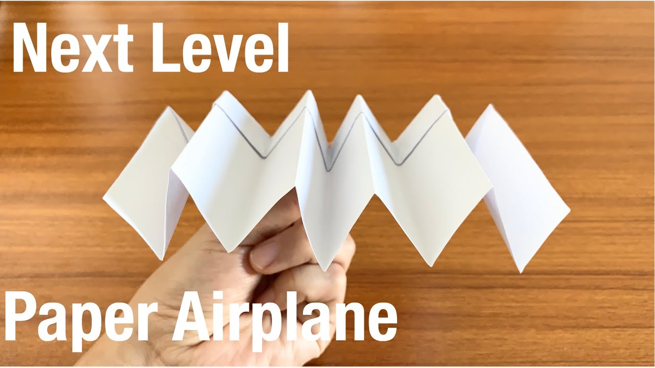 How to make Super Paper Airplane in Next Level - Origami Pesawat Kertas ...