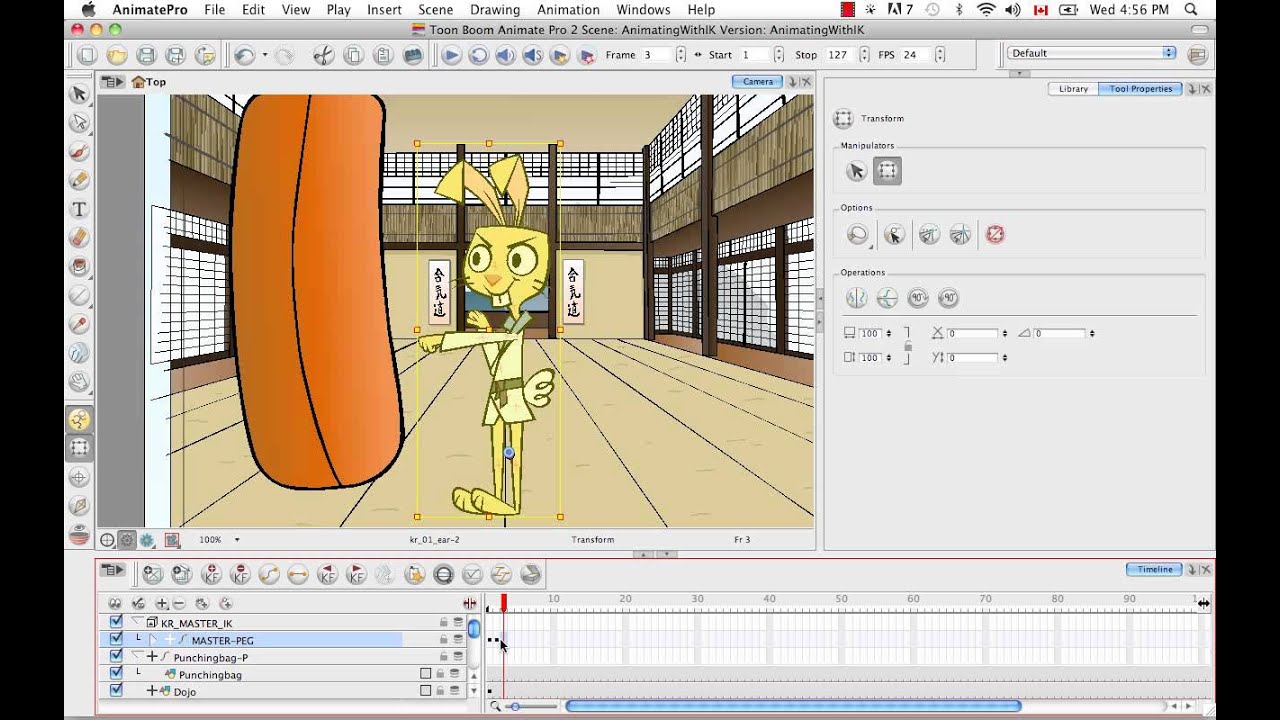 84. Animate - Animate Pro Tutorials: Animating With Inverse Kinematics ...