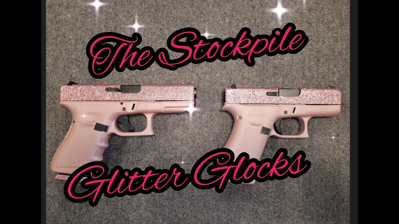 GlitterGlocks- Pink Glitter Glock 43X and Glock 19- The Stockpile ...