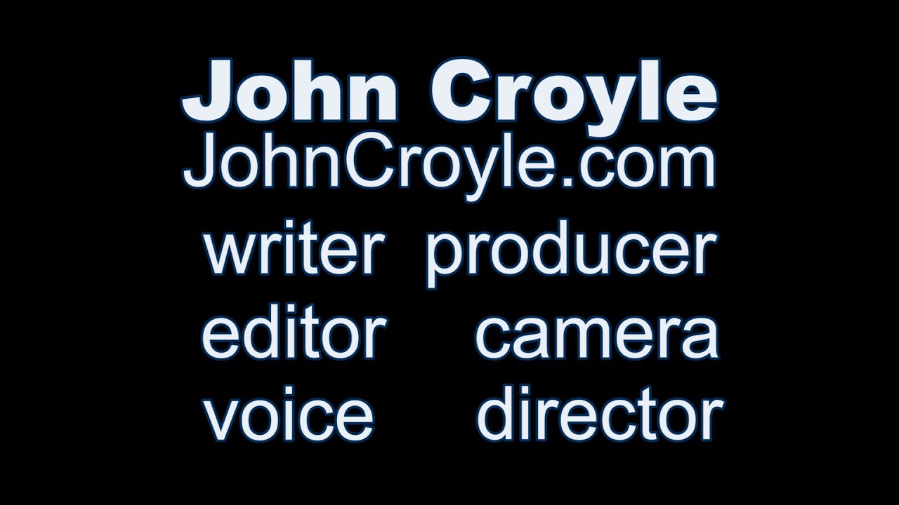 2019 REEL John Croyle - YouTube