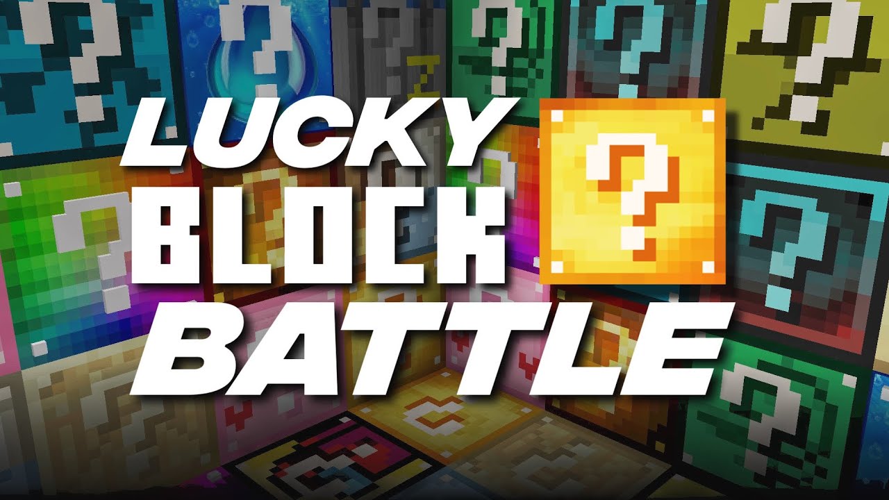 Minecraft LUCKY BLOCK BATTLE! - YouTube