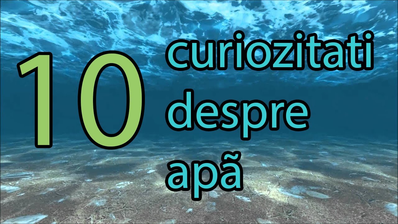 Informatii Despre Apa Youtube